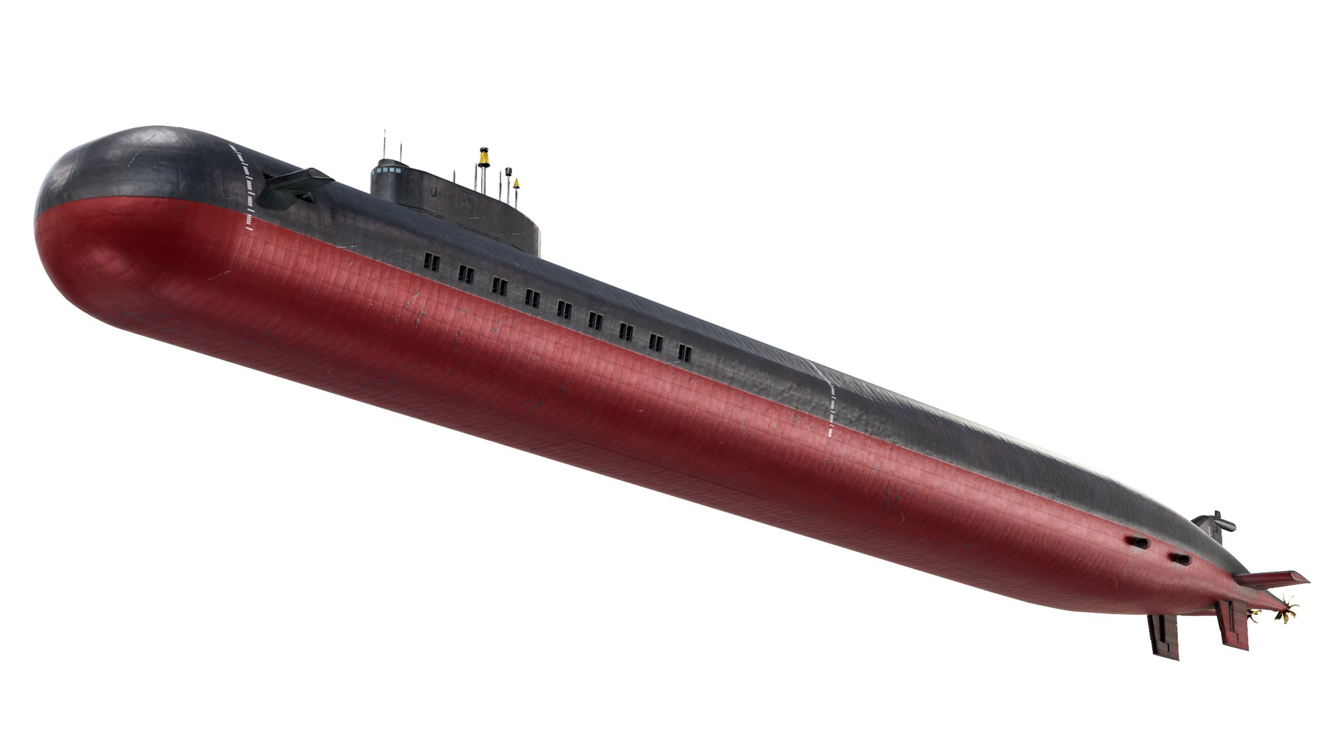 3D K-329 Belgorod Nuclear Powered Submarine - TurboSquid 2061643