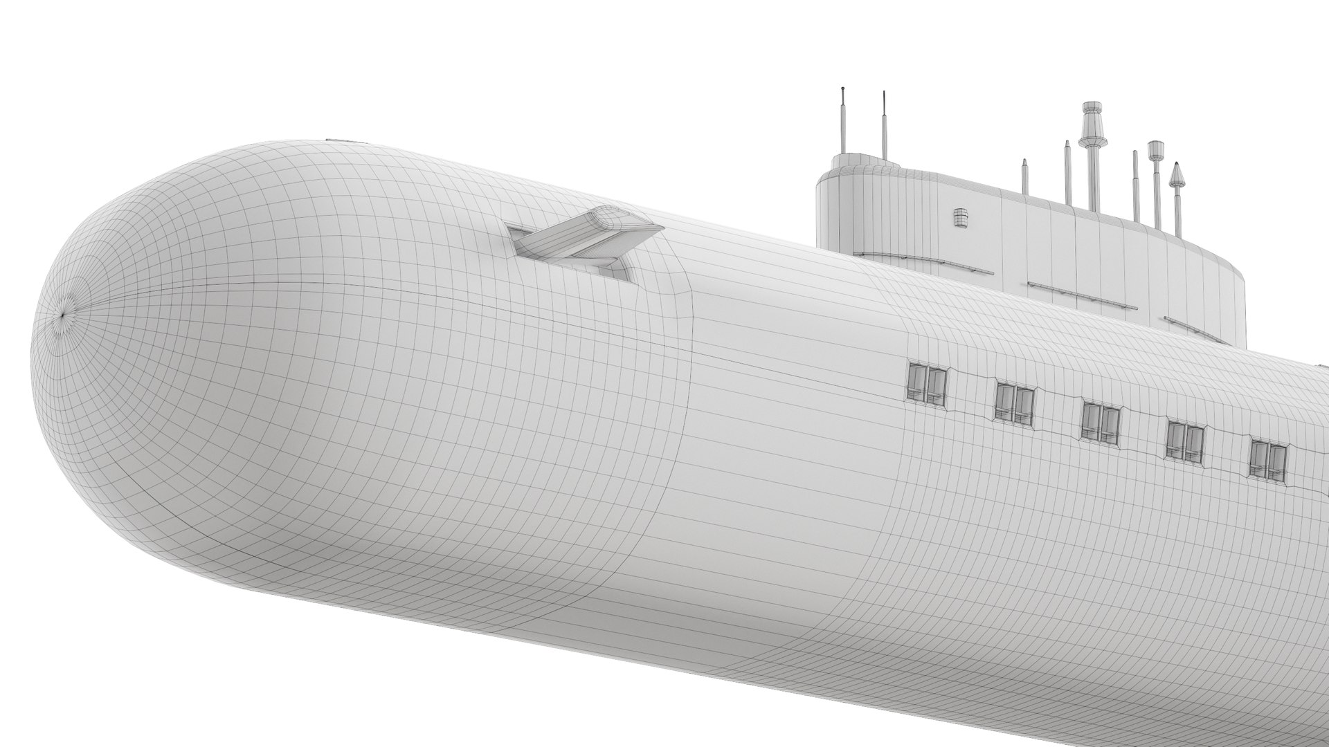 3D K-329 Belgorod Nuclear Powered Submarine - TurboSquid 2061643