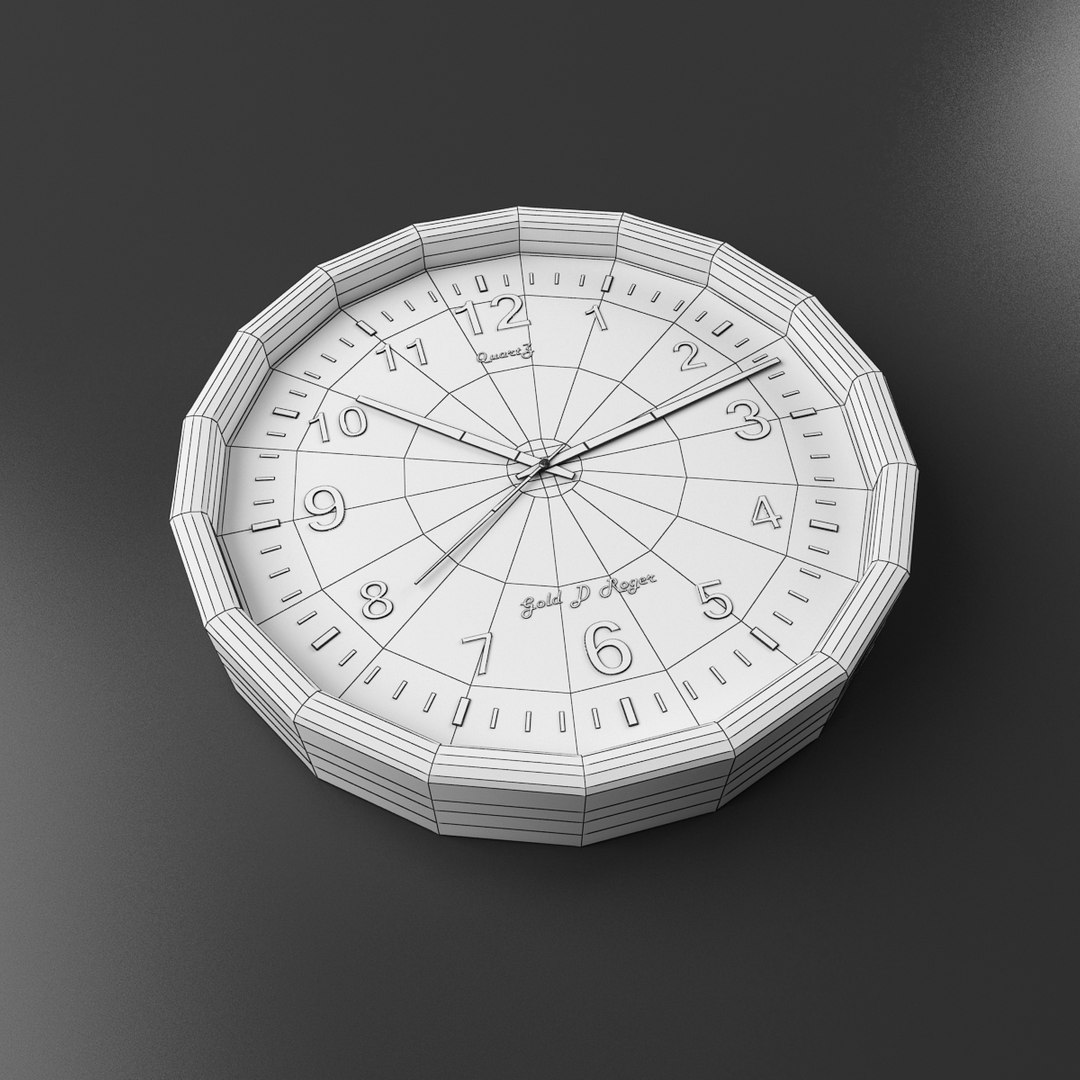 3d Model Wall Clock