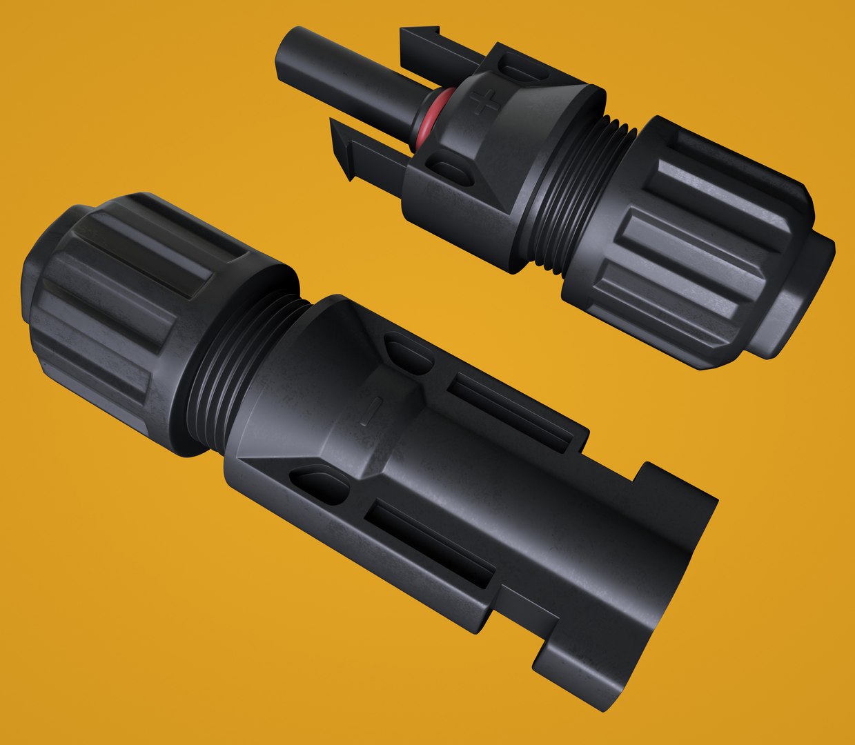 MC4 Solar Panel Connectors Model - TurboSquid 2057675