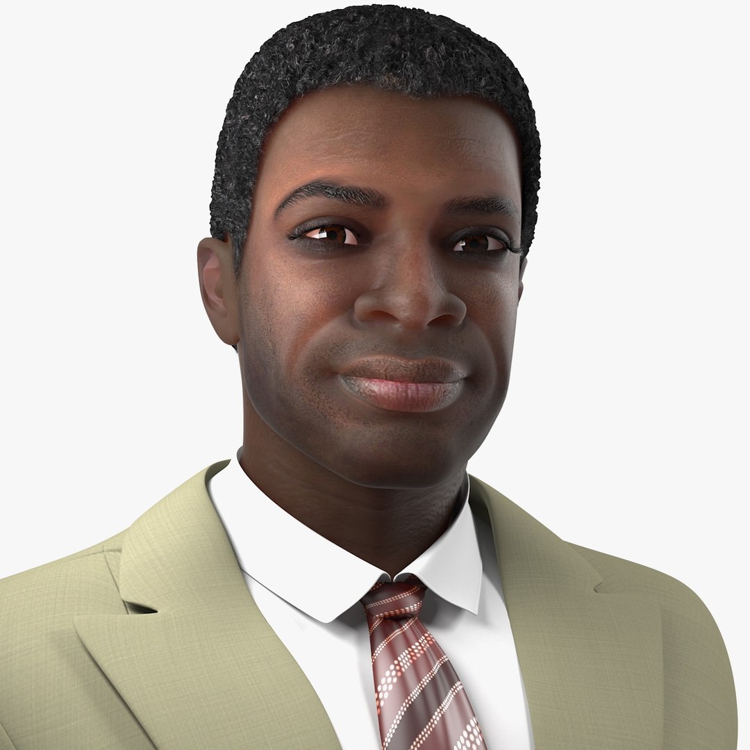 3D model dark skin black man - TurboSquid 1679237