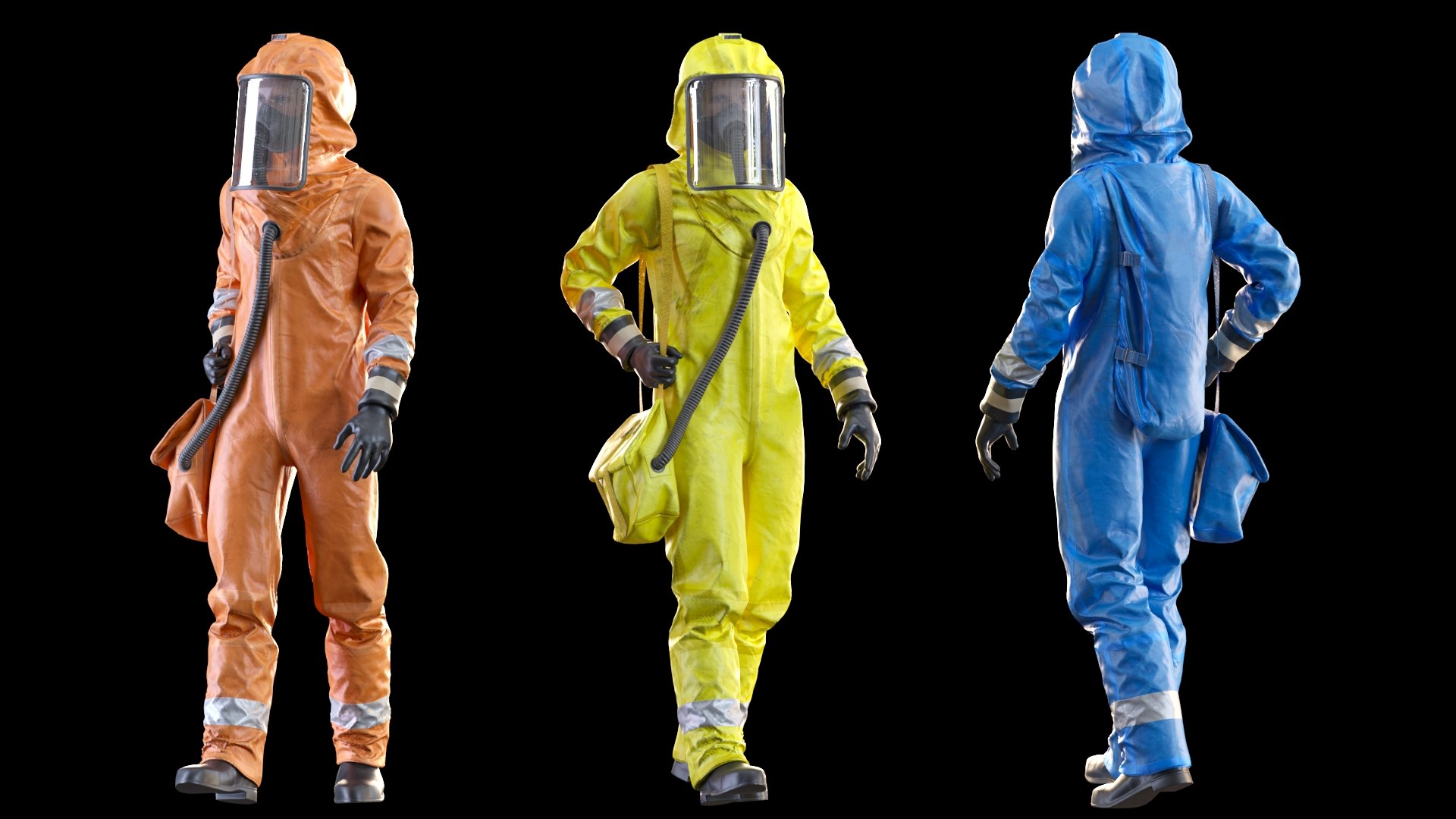 3D Hazmat Worker 1 - TurboSquid 2170397