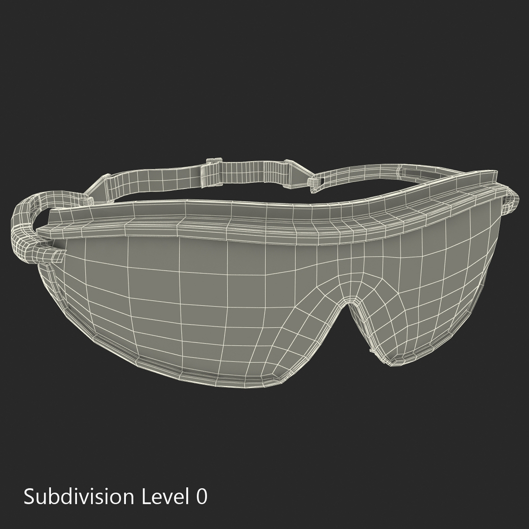 safety sport glasses generic 3d model