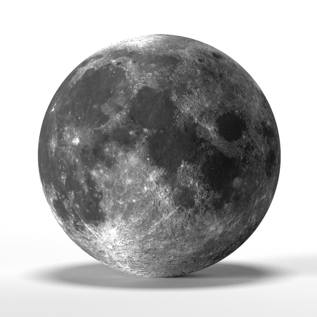 3D Model Planet Moon - TurboSquid 1354293
