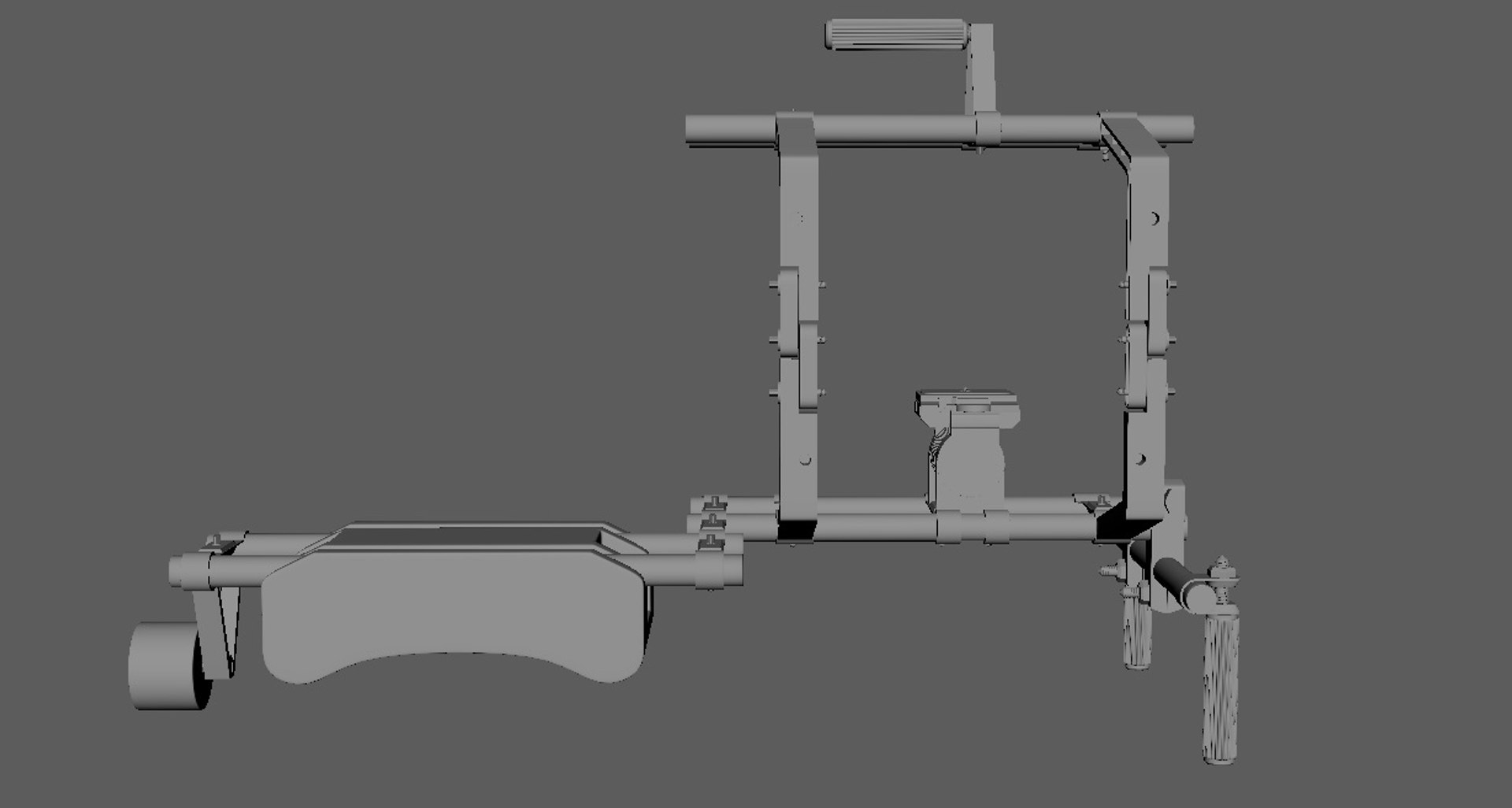 3D Camera Shoulder Rig - TurboSquid 1859744
