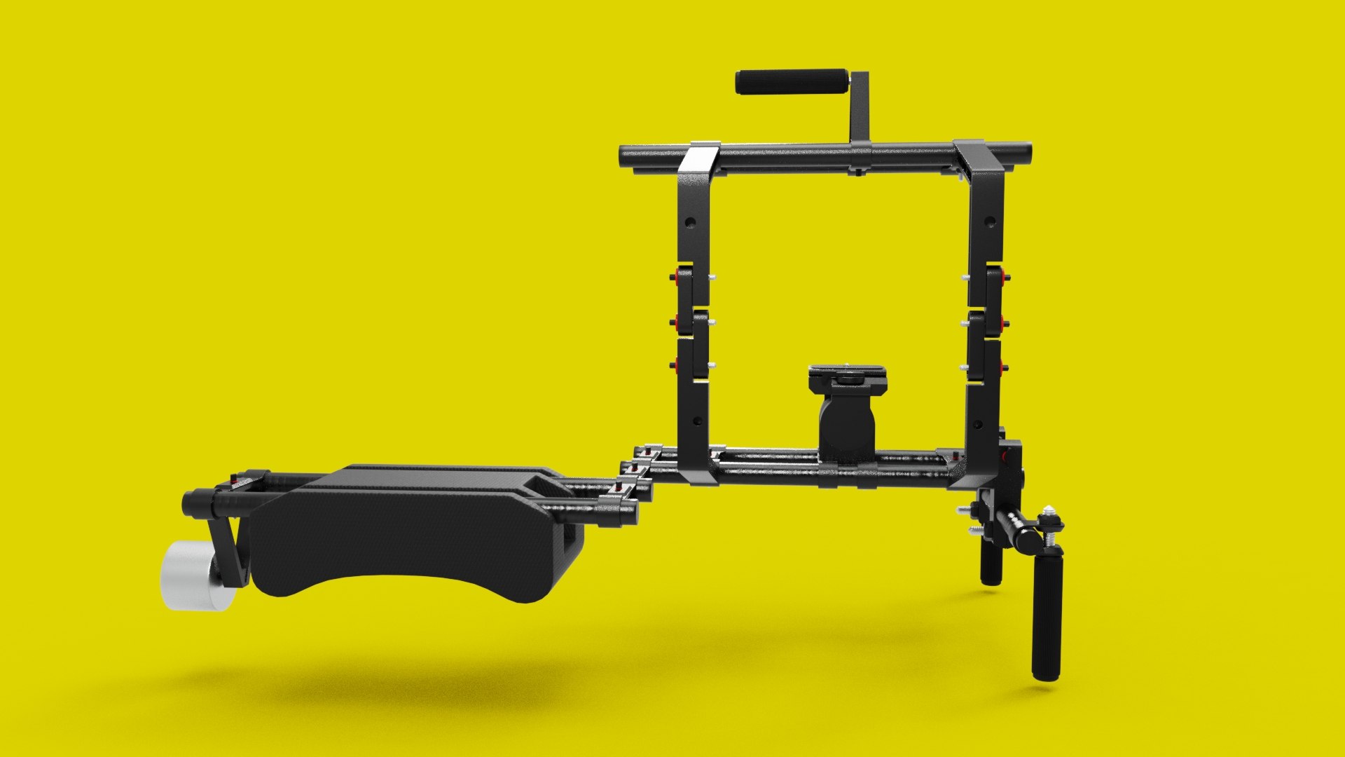 3D Camera Shoulder Rig - TurboSquid 1859744