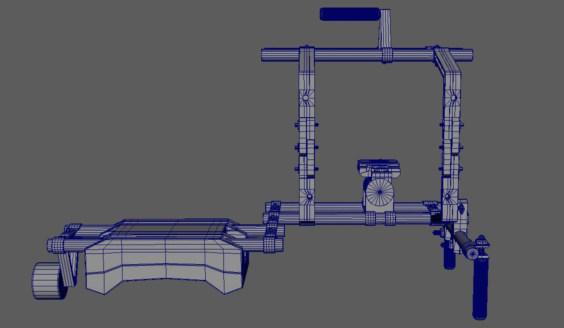3D Camera Shoulder Rig - TurboSquid 1859744