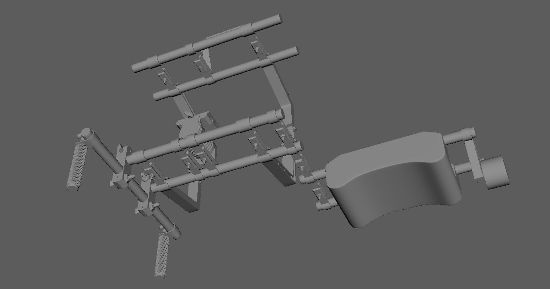 3D Camera Shoulder Rig - TurboSquid 1859744