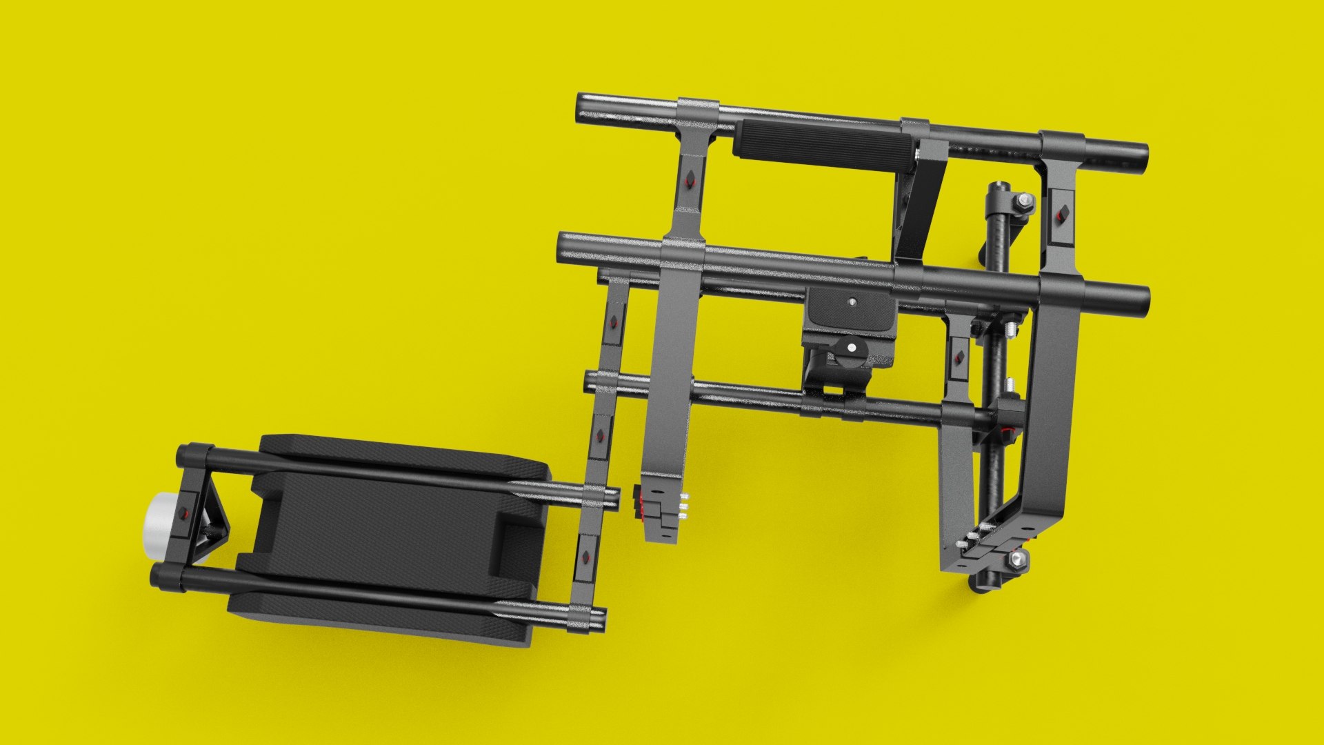 3D Camera Shoulder Rig - TurboSquid 1859744