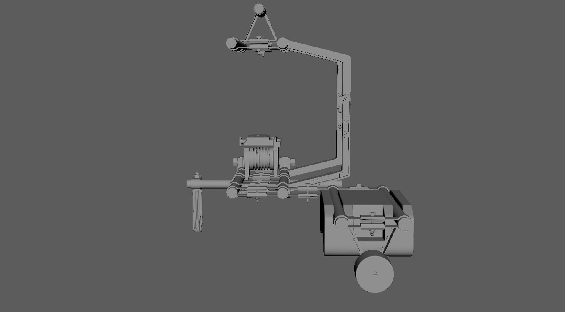 3D Camera Shoulder Rig - TurboSquid 1859744
