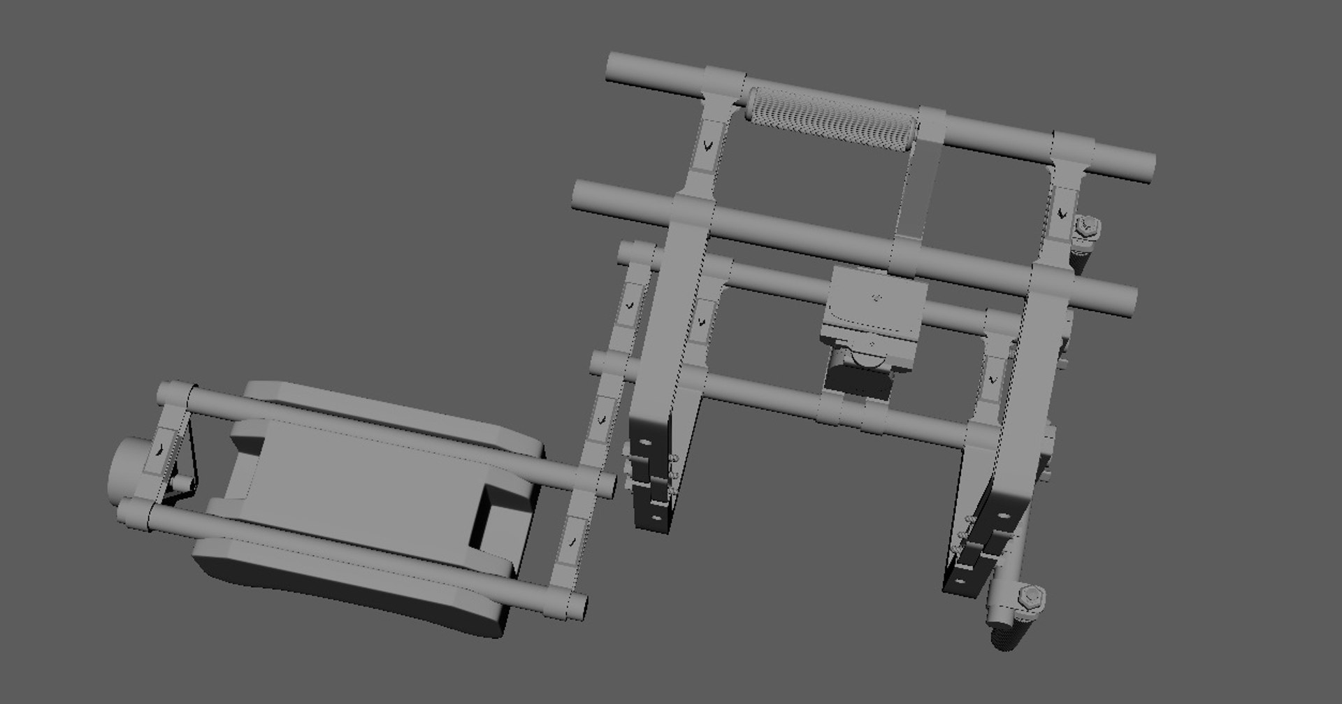 3D Camera Shoulder Rig - TurboSquid 1859744