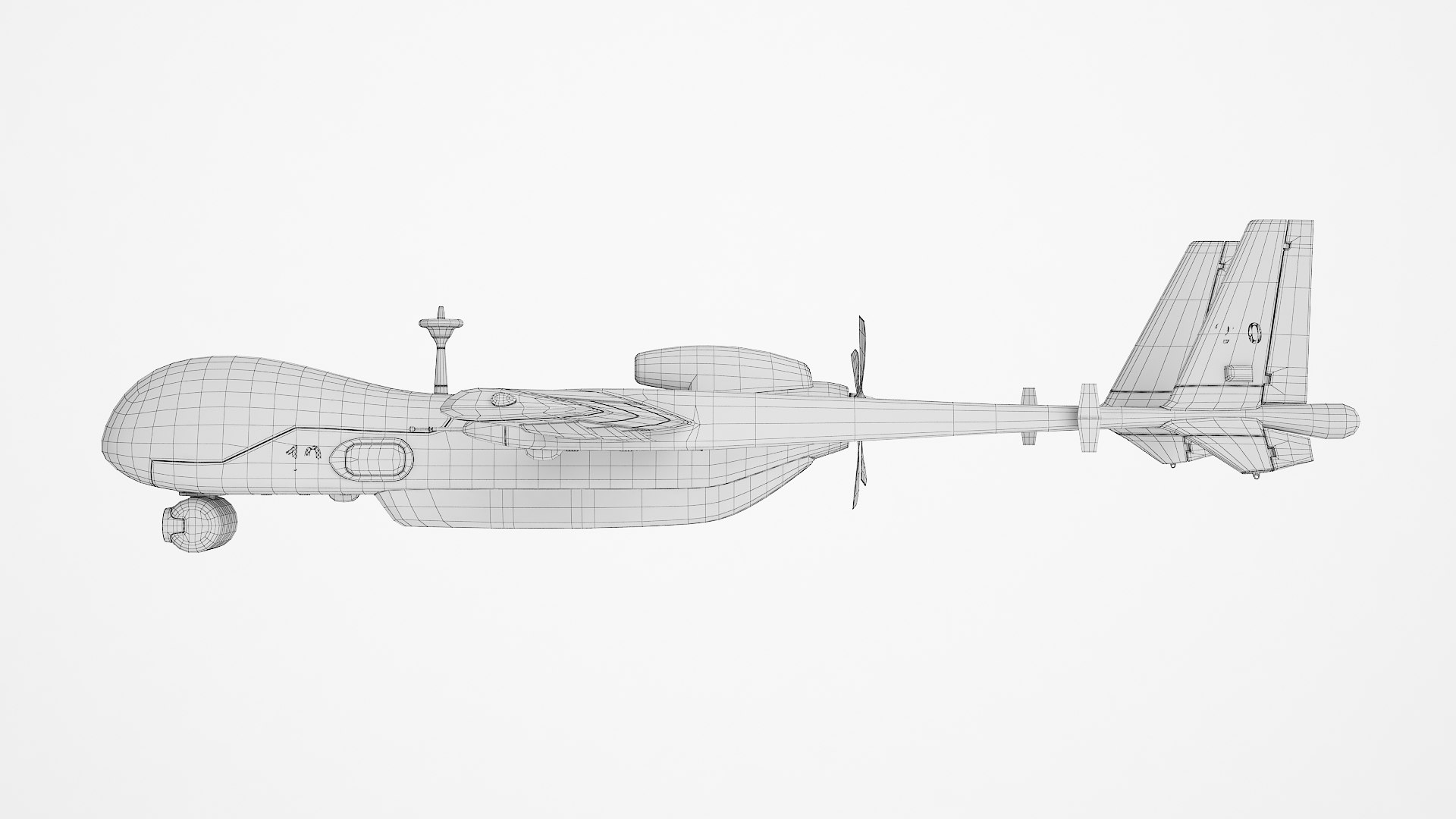 UAV Heron TP 03 3D - TurboSquid 2164457