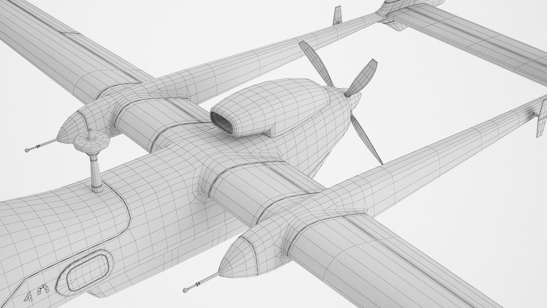 UAV Heron TP 03 3D - TurboSquid 2164457