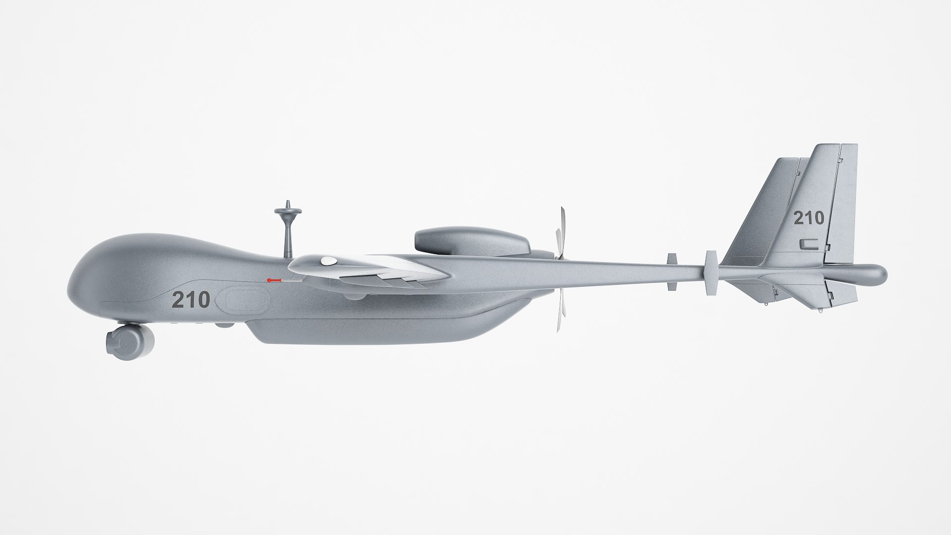 UAV Heron TP 03 3D - TurboSquid 2164457