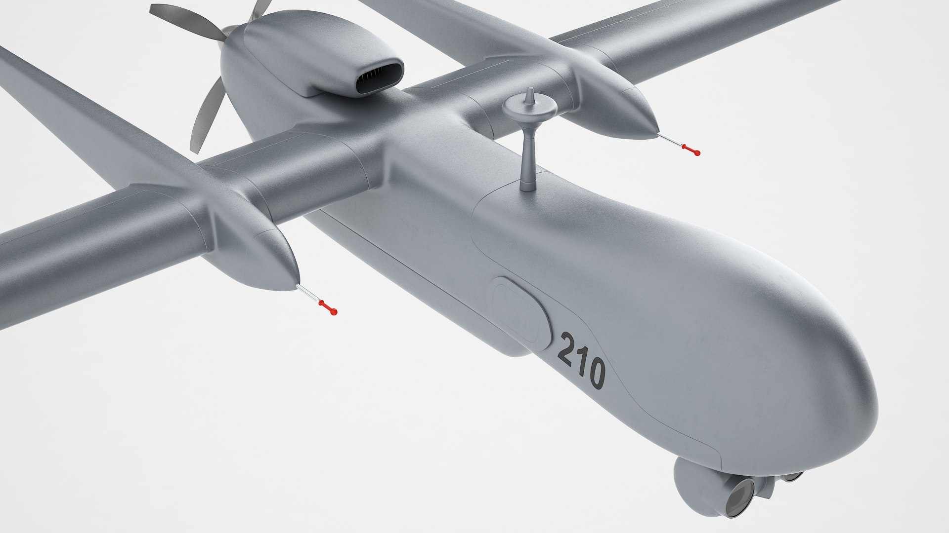 UAV Heron TP 03 3D - TurboSquid 2164457