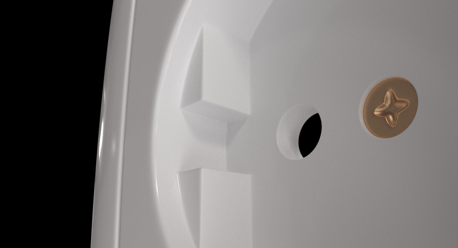 3d model of power socket