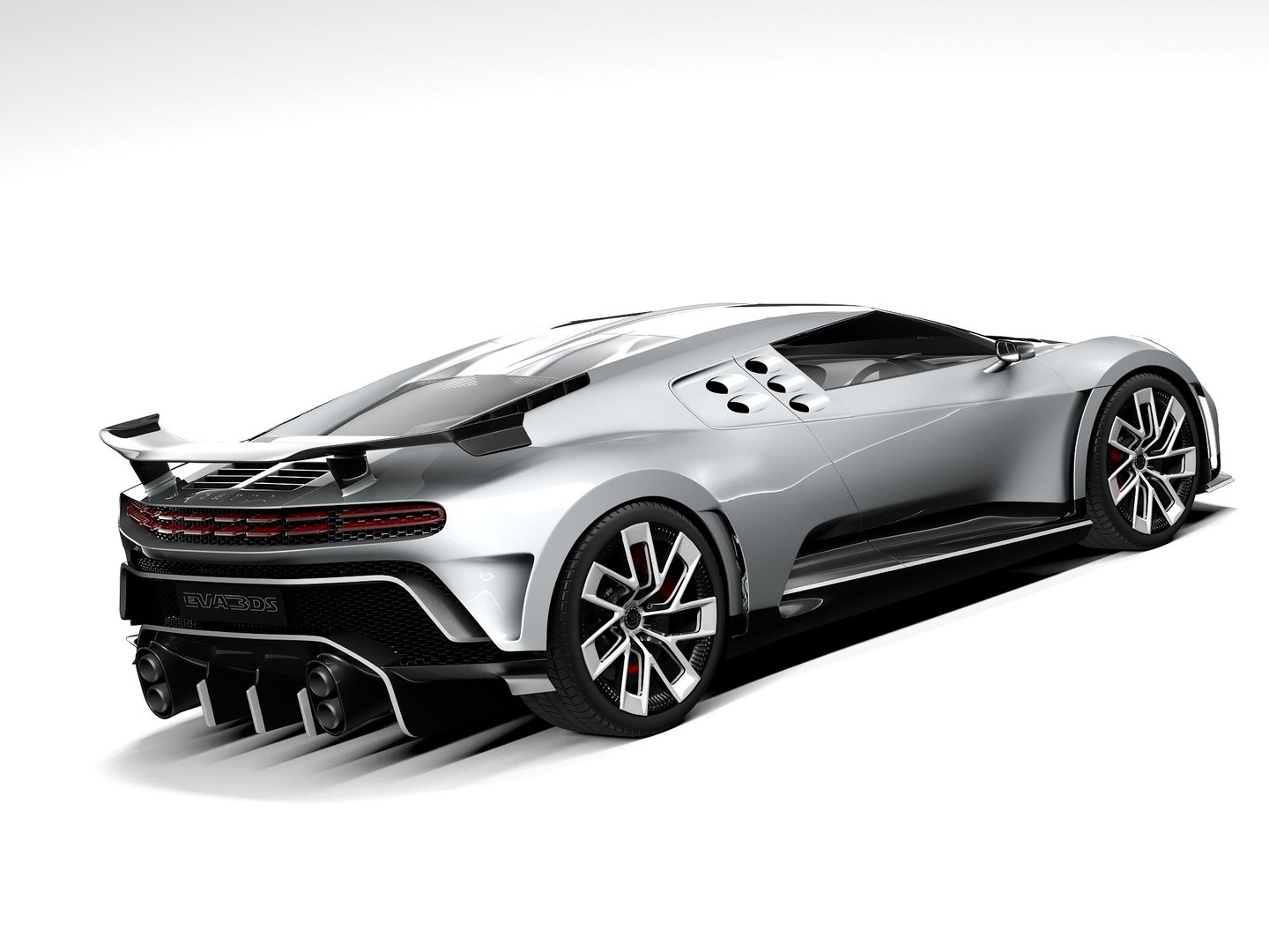 bugatti divo white background