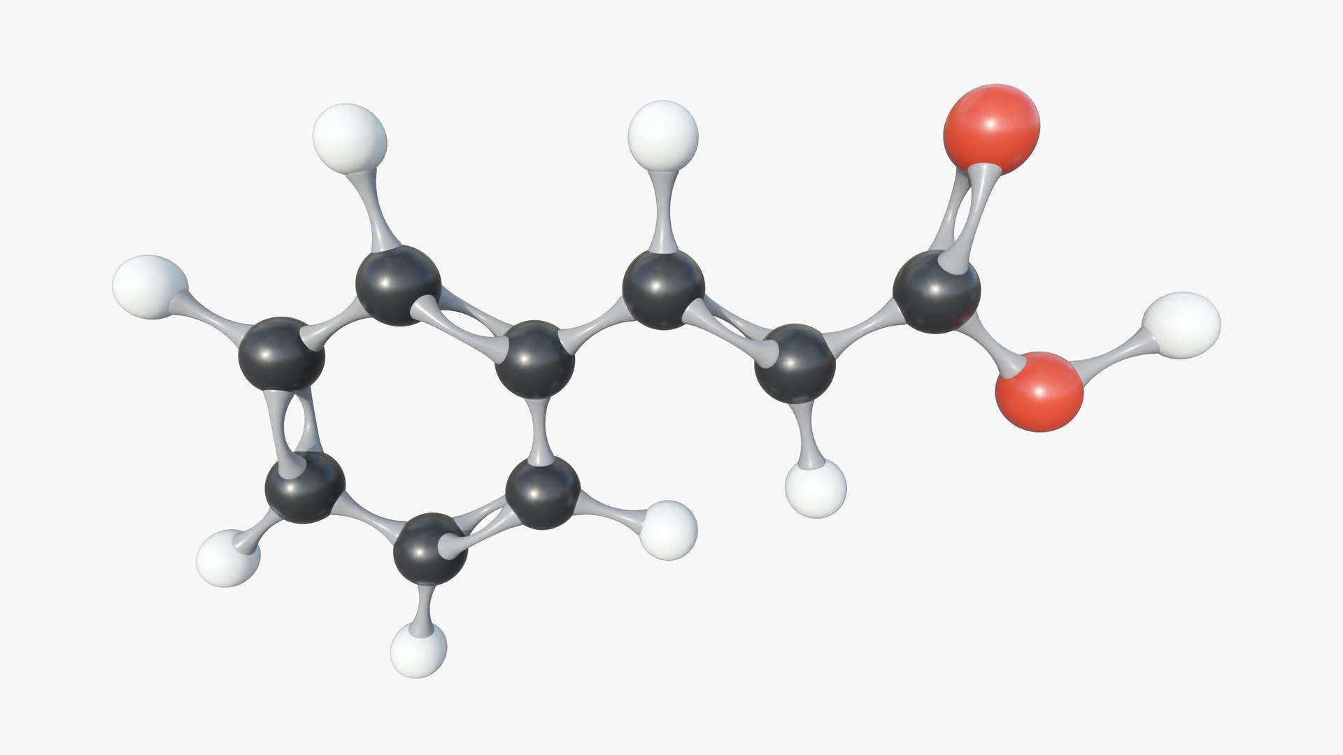 3D Model Cinnamic Acid With PBR 4K 8K - TurboSquid 1943147