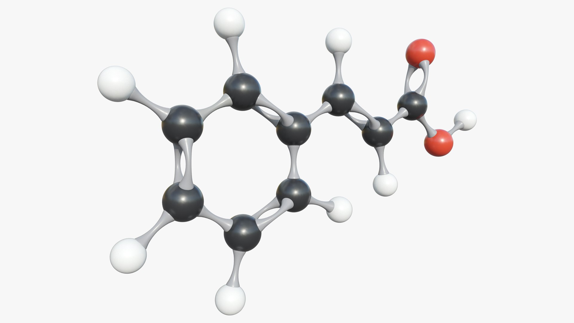 cinnamic acid 3d structure