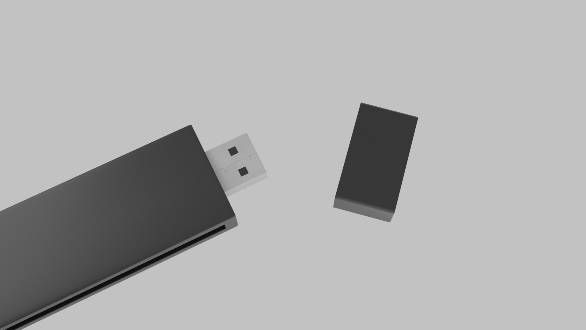 Black Pendrive 3D model - TurboSquid 2093906