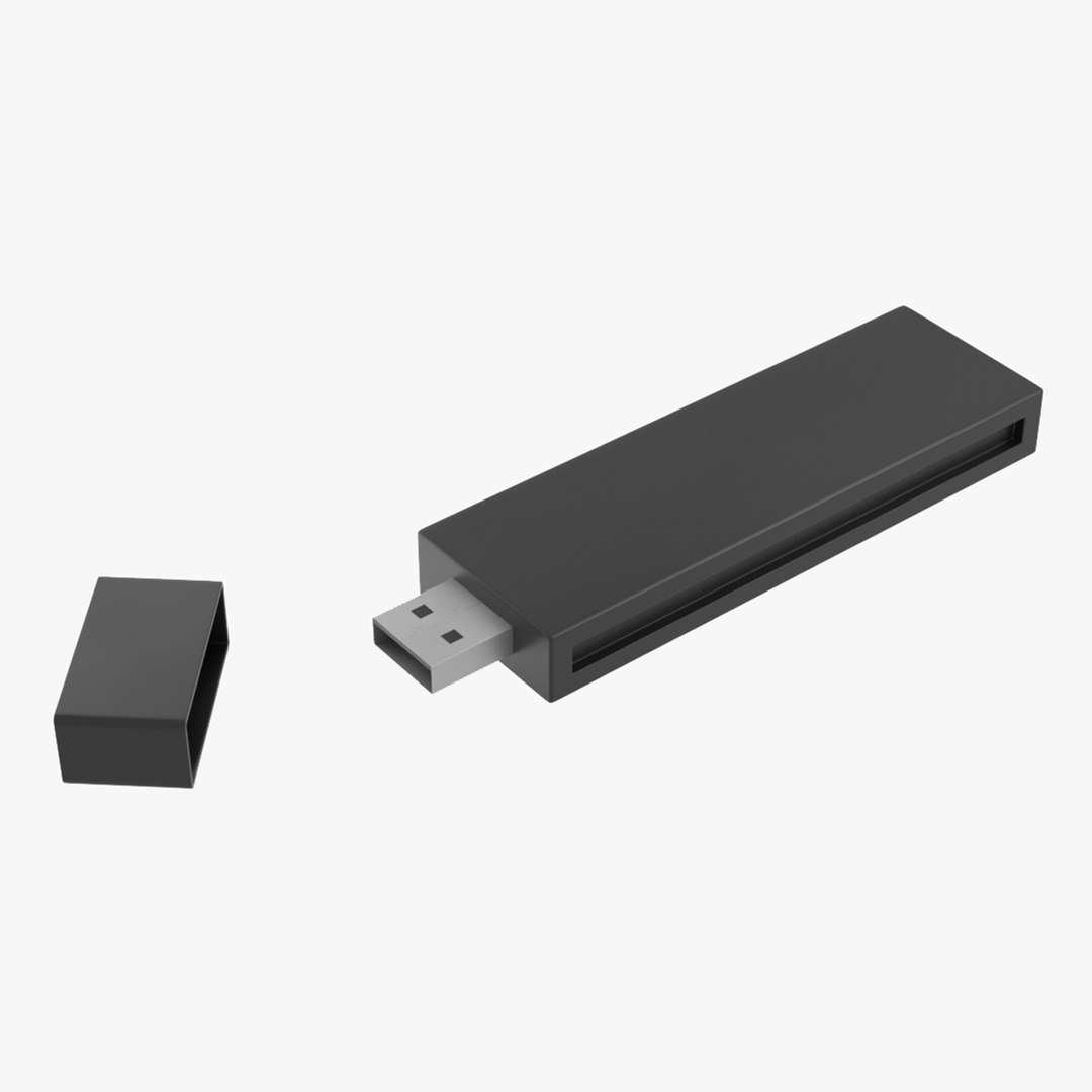 Black Pendrive 3D model - TurboSquid 2093906