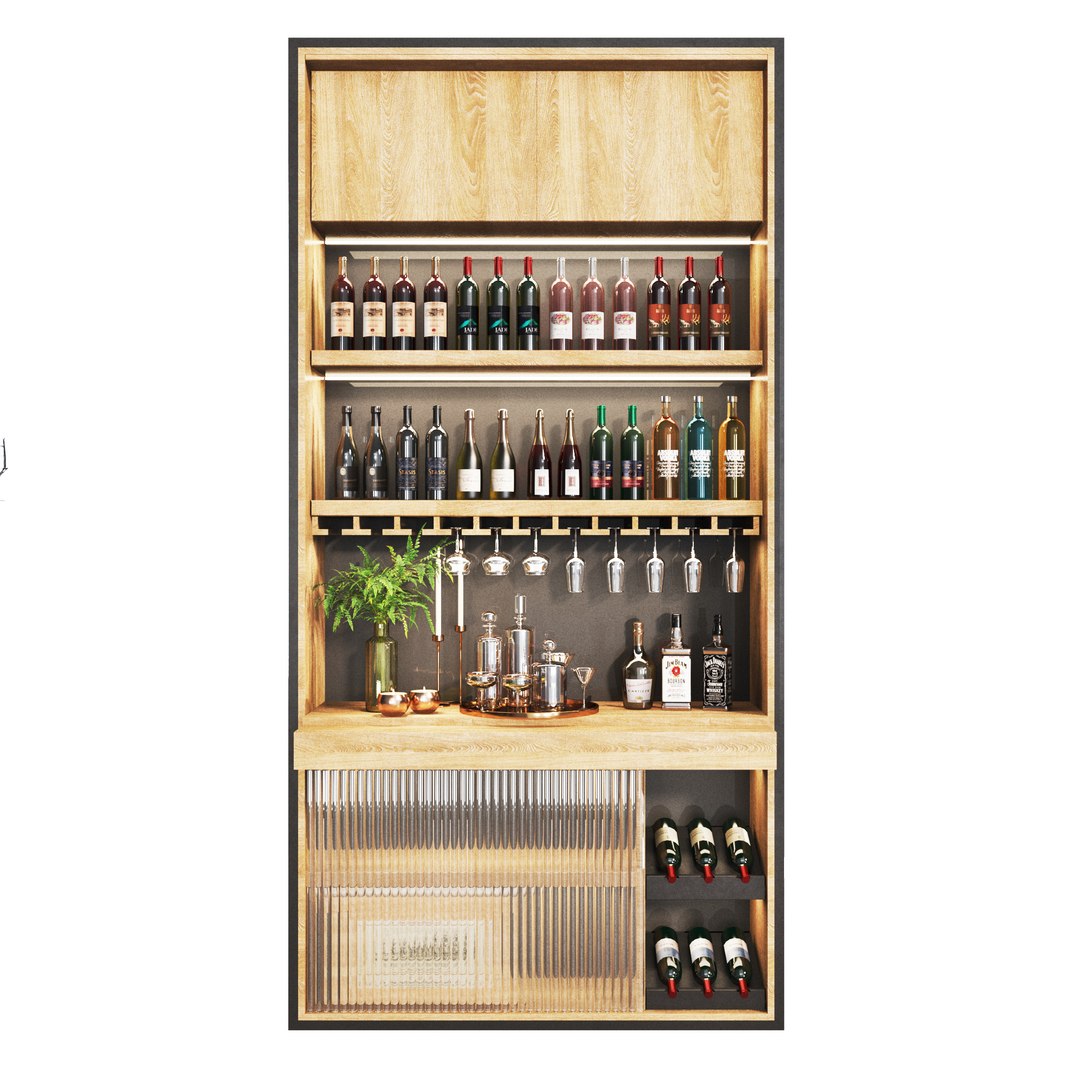 3D Minibar 4 - TurboSquid 2336048