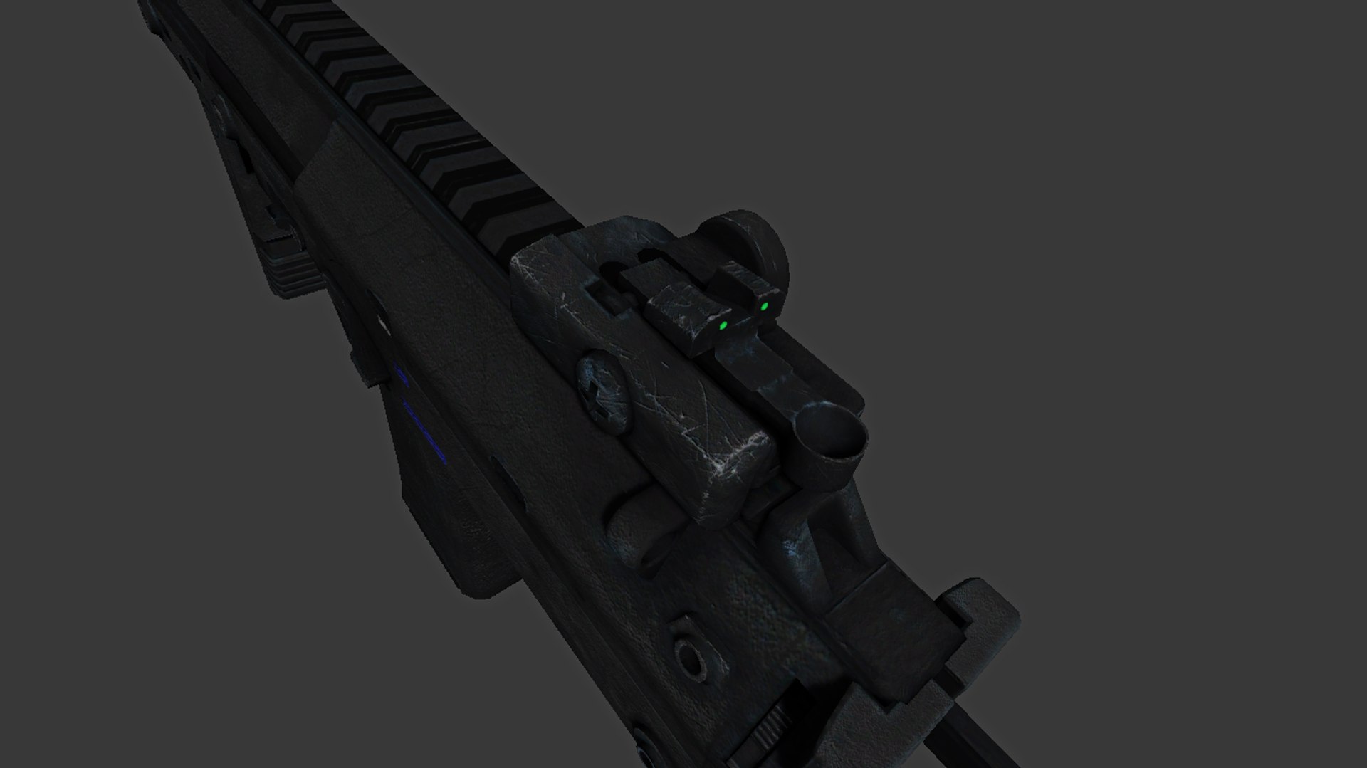 Mp7 Sub Machine Gun 3d Model