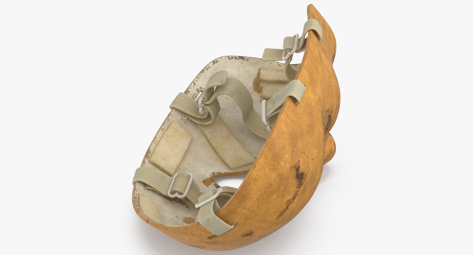 3D Old Hockey Mask Laying - TurboSquid 1402926