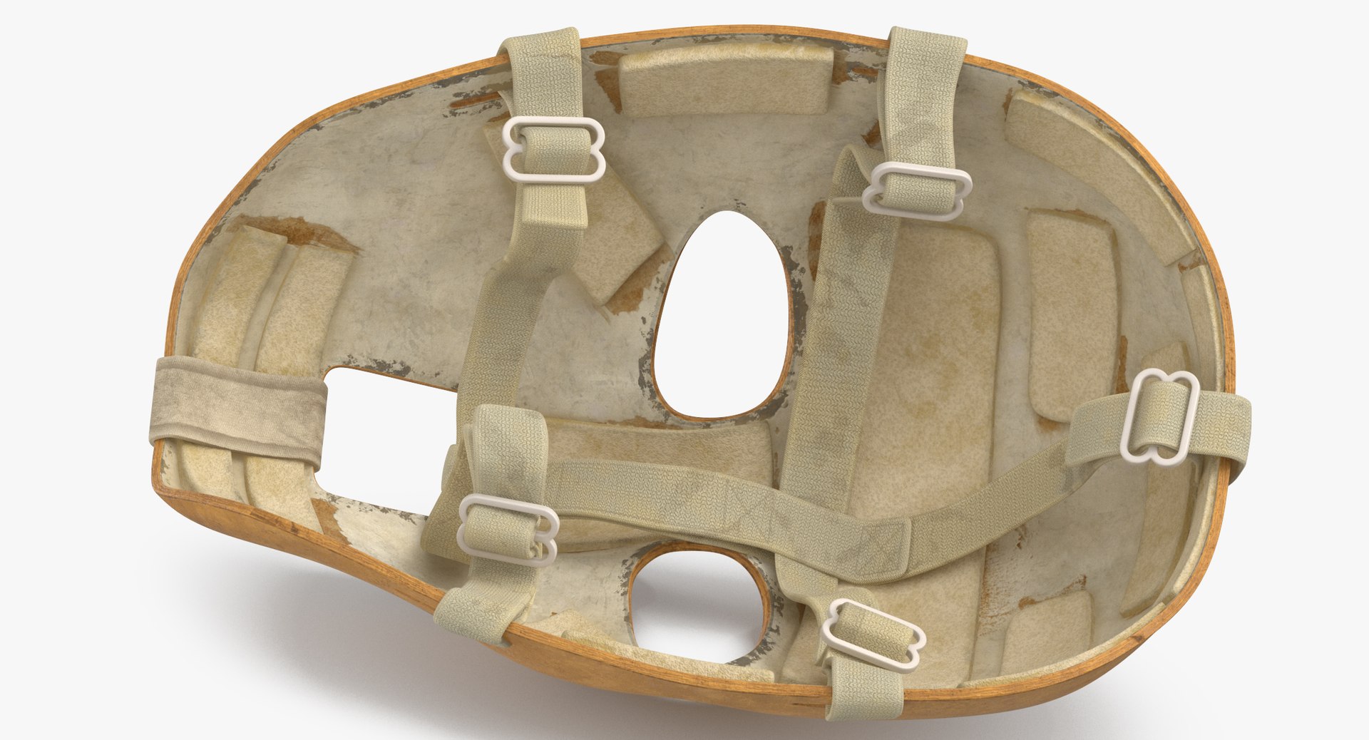 3D Old Hockey Mask Laying - TurboSquid 1402926