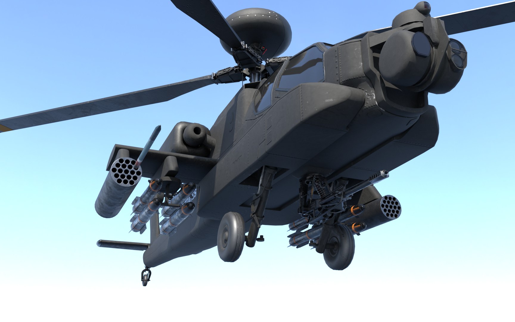AH Apache 64 3D Model - TurboSquid 2216240