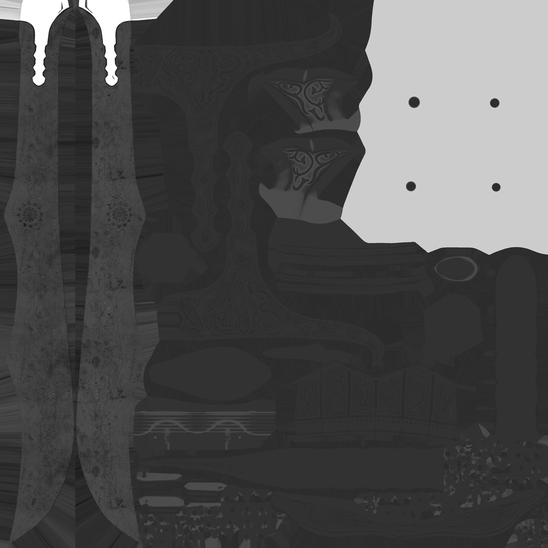 Assassins Creed Mirage Sword Low-poly 3D Model - TurboSquid 2107290