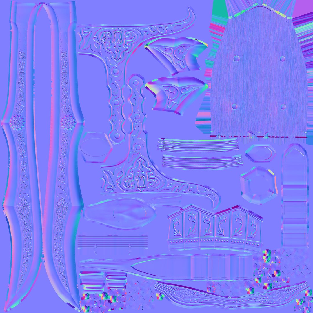 Assassins Creed Mirage Sword Low-poly 3D Model - TurboSquid 2107290