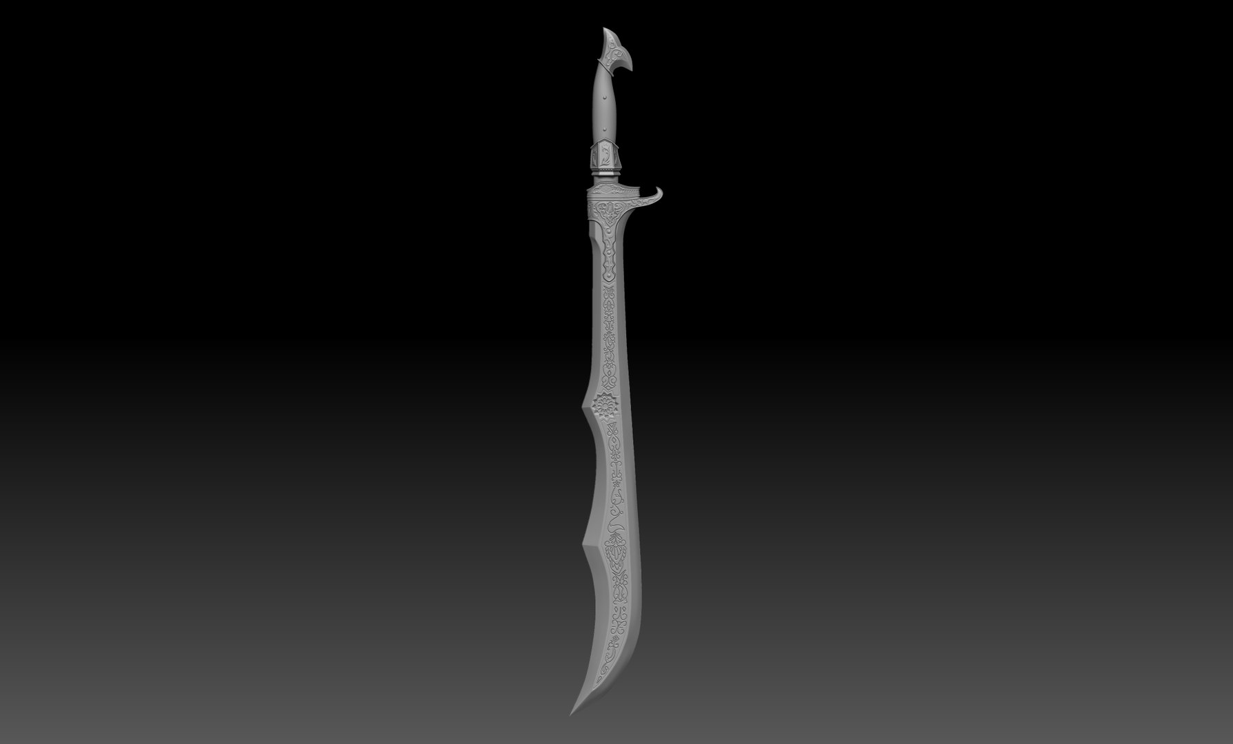 Assassins Creed Mirage Sword Low-poly 3D Model - TurboSquid 2107290