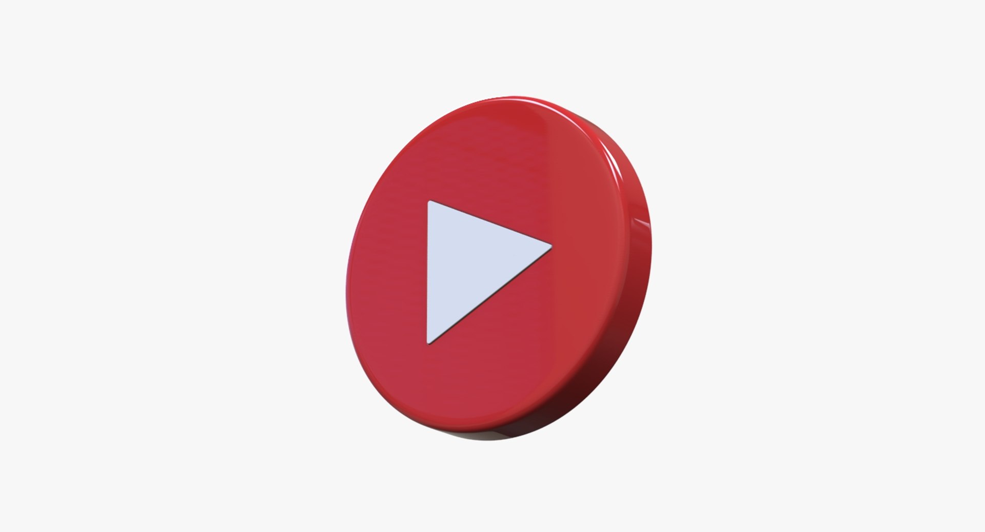 3D Play Button Model - TurboSquid 1354752