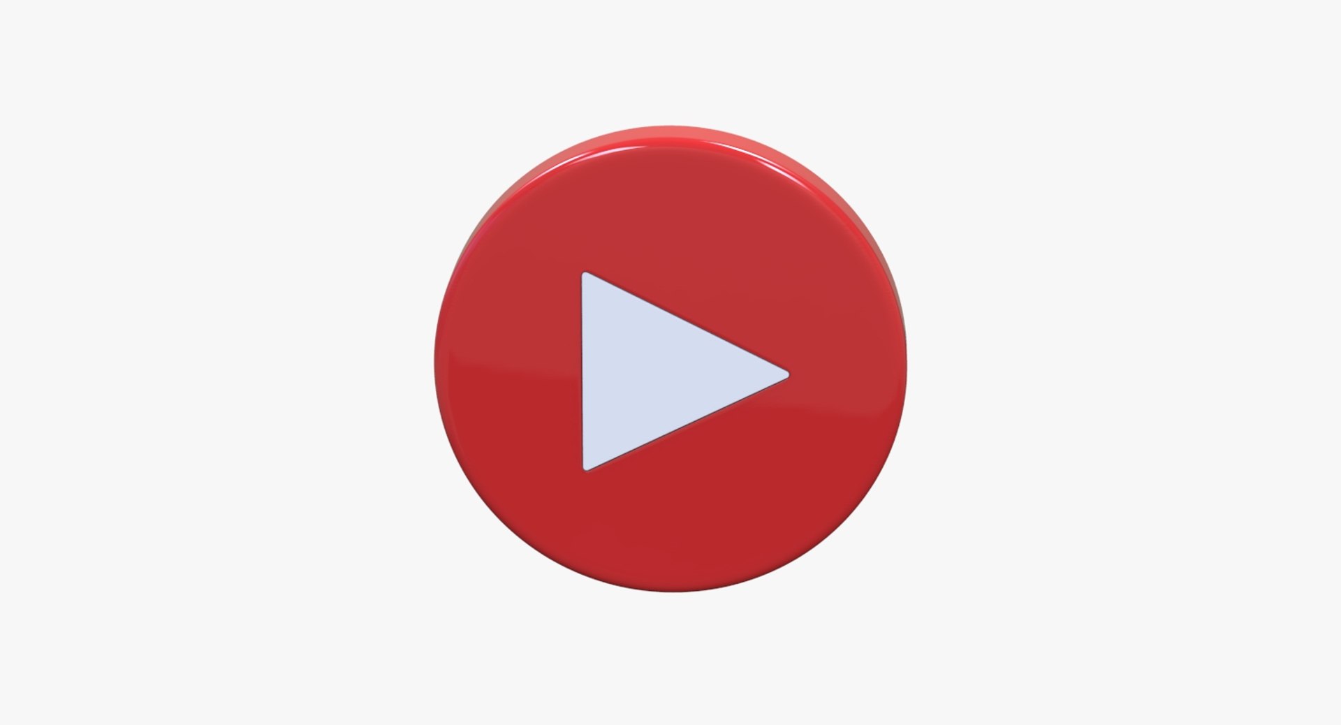 3D Play Button Model - TurboSquid 1354752