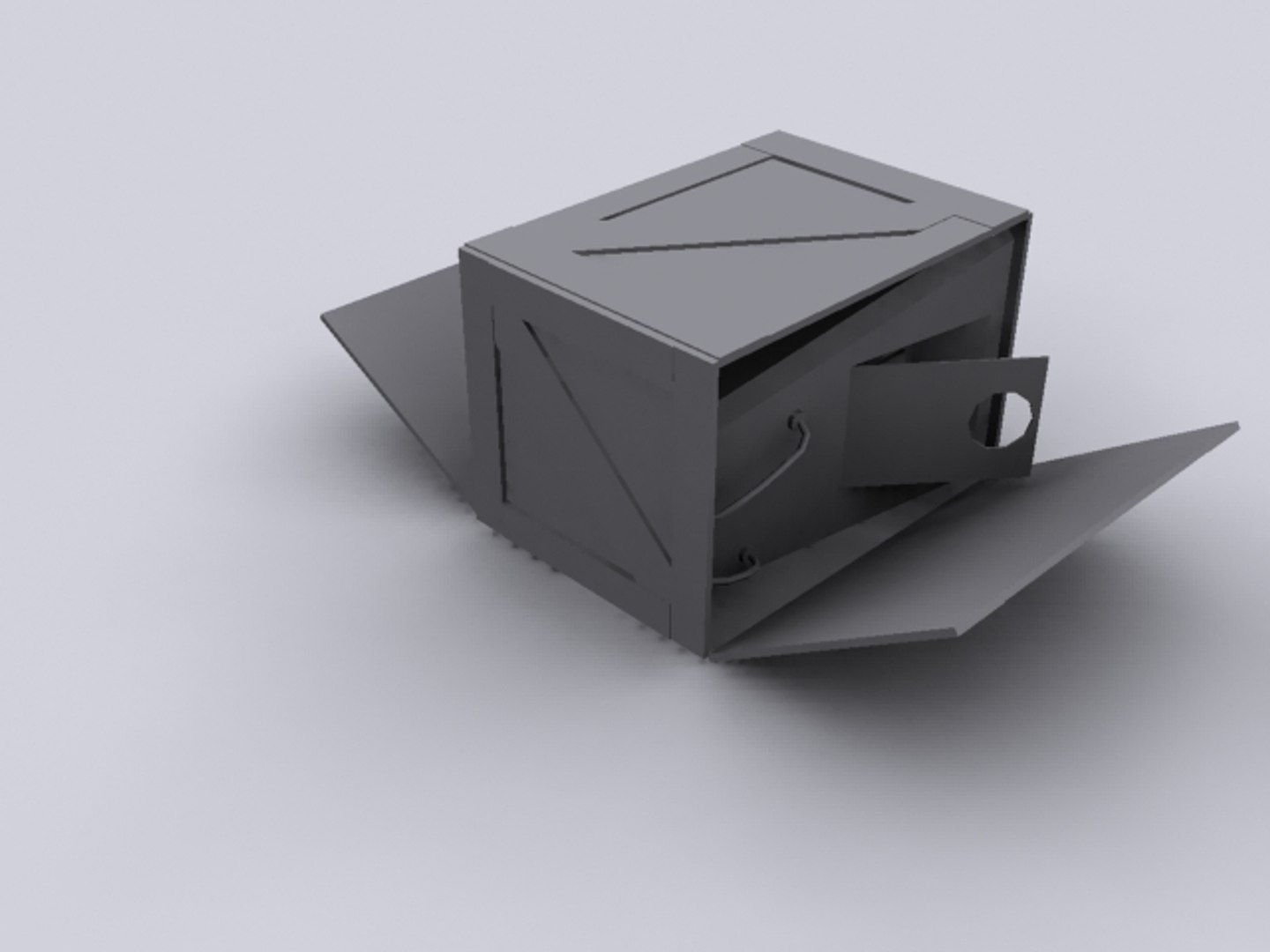 3d Box Trap Turret