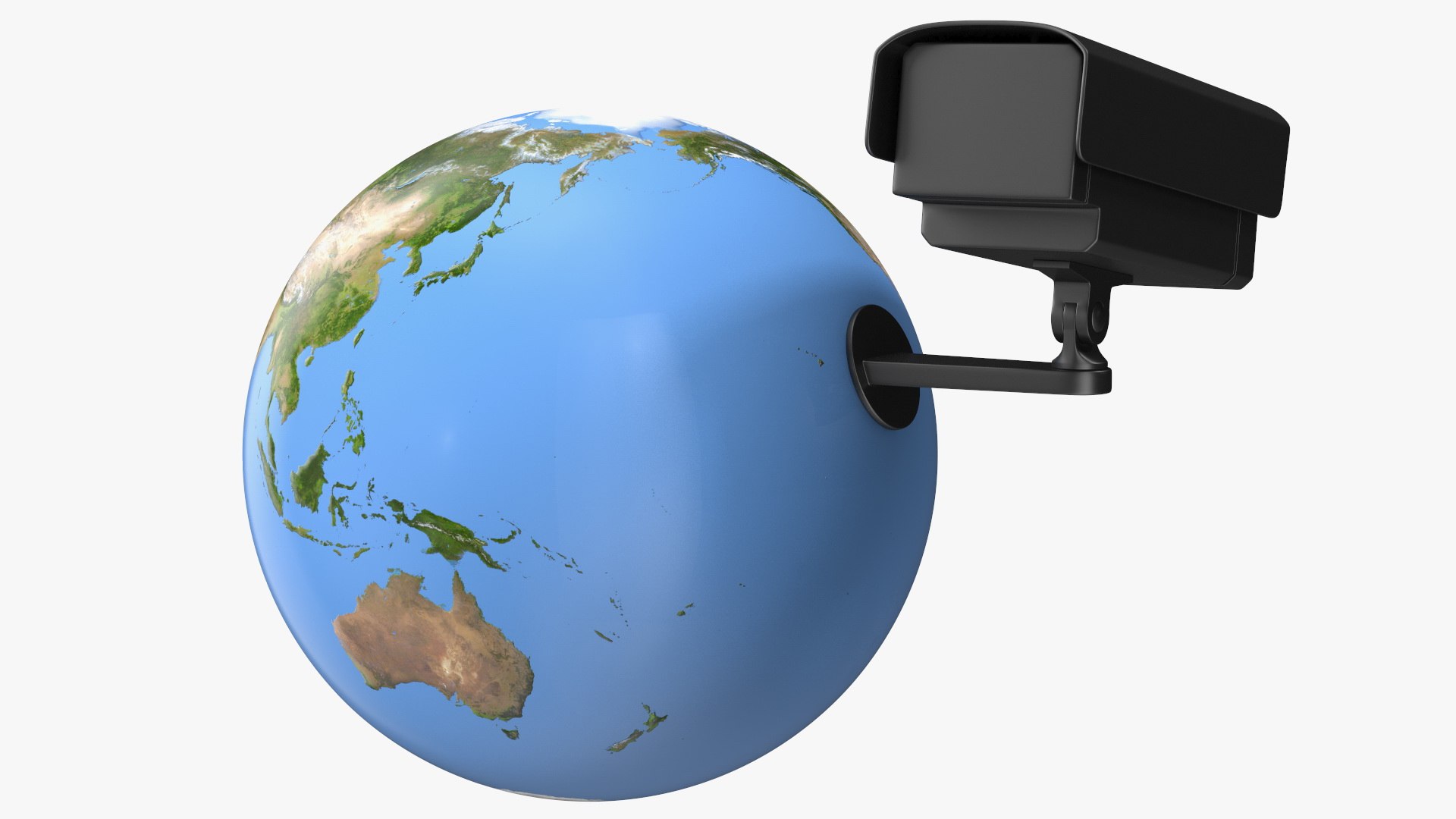 Earth Stylized Security Camera 3D Model - TurboSquid 1703654