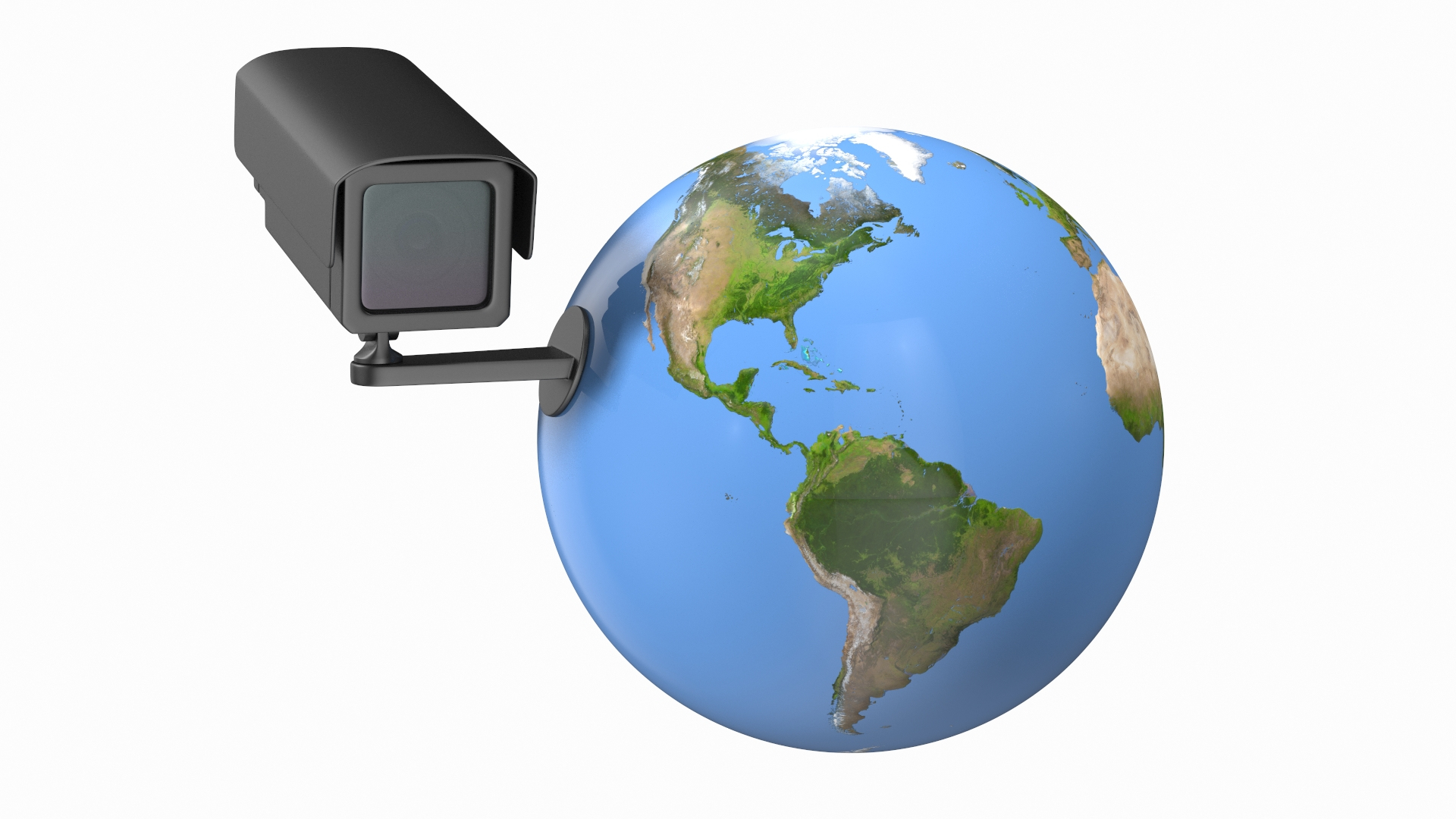 Earth Stylized Security Camera 3D Model - TurboSquid 1703654