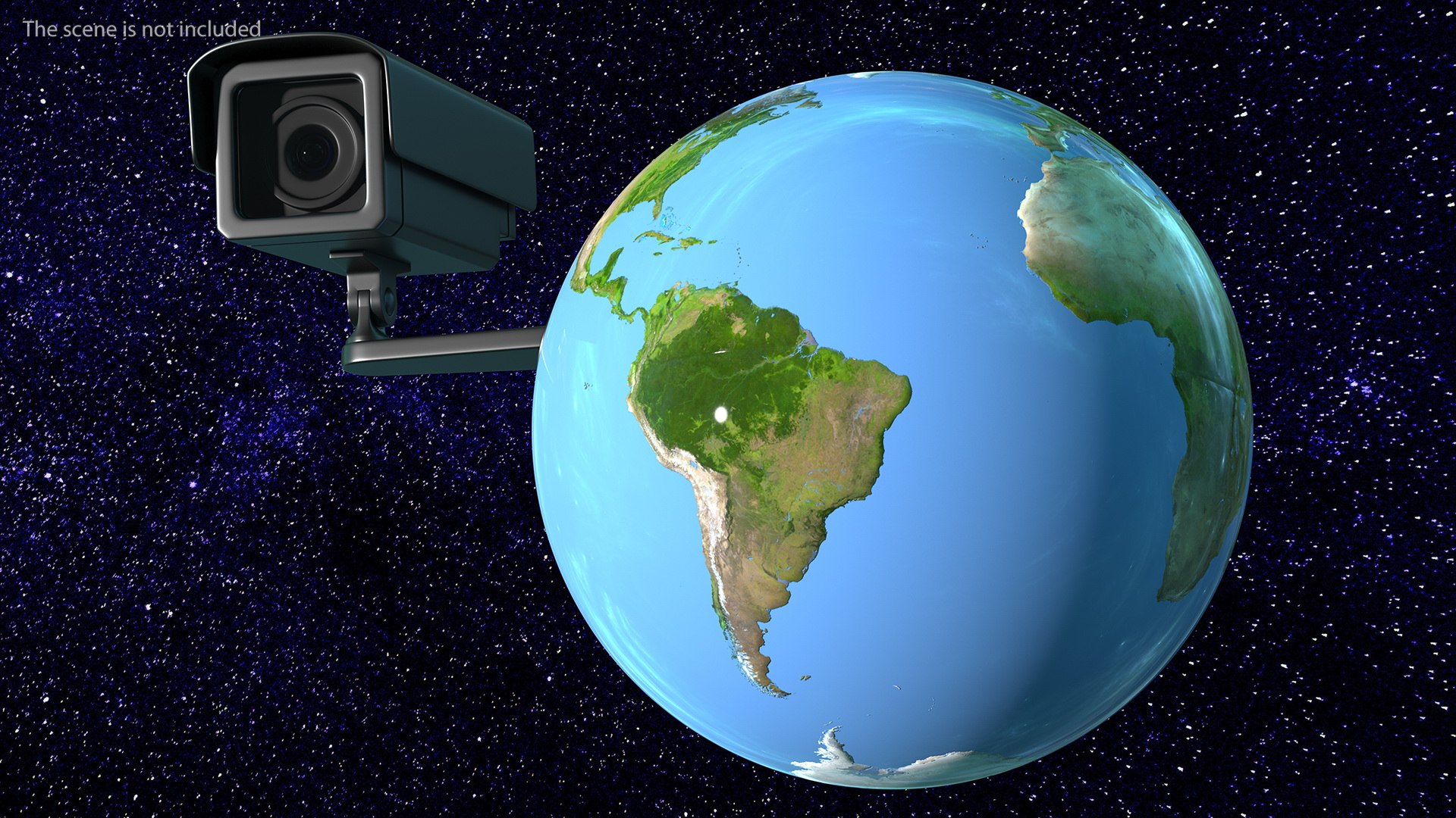 Earth Stylized Security Camera 3D Model - TurboSquid 1703654