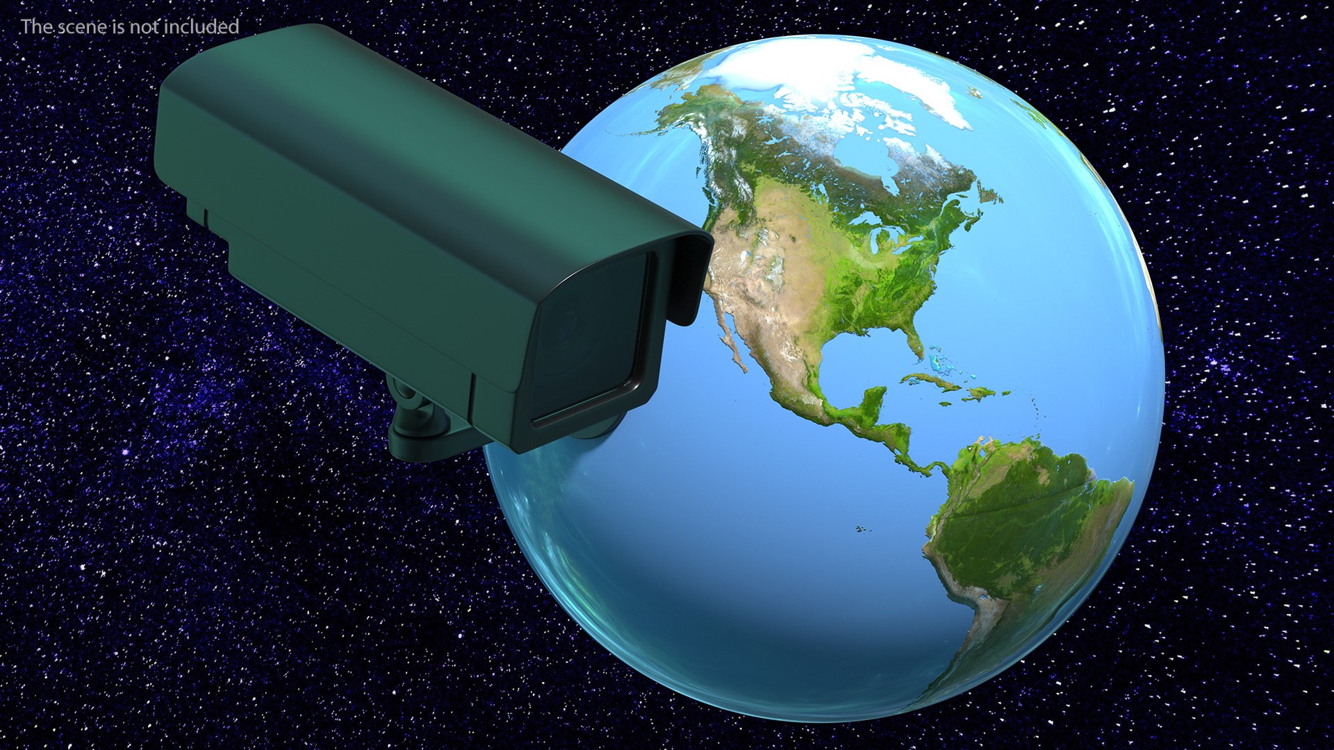 Earth Stylized Security Camera 3D Model - TurboSquid 1703654