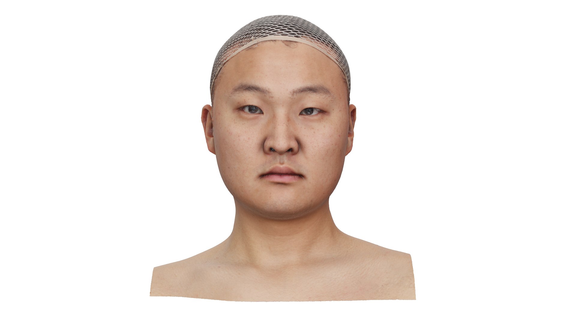3D Model Raw Head Scan Dokuro Konyo - TurboSquid 1935848