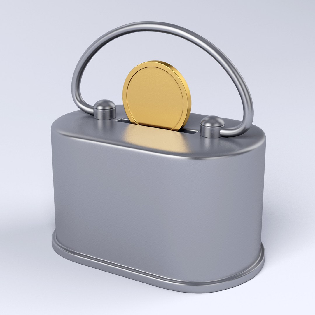 3d Money Box Model