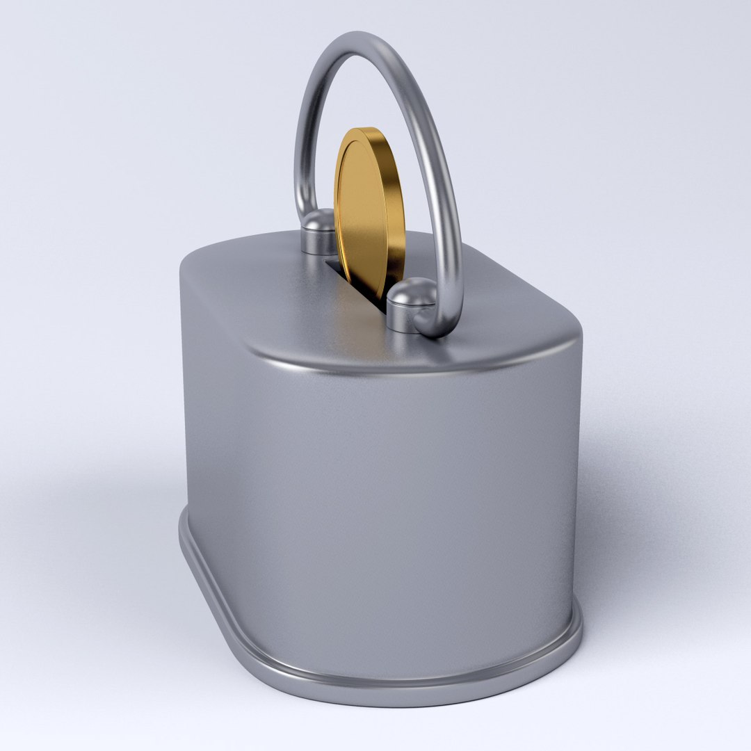 3d Money Box Model