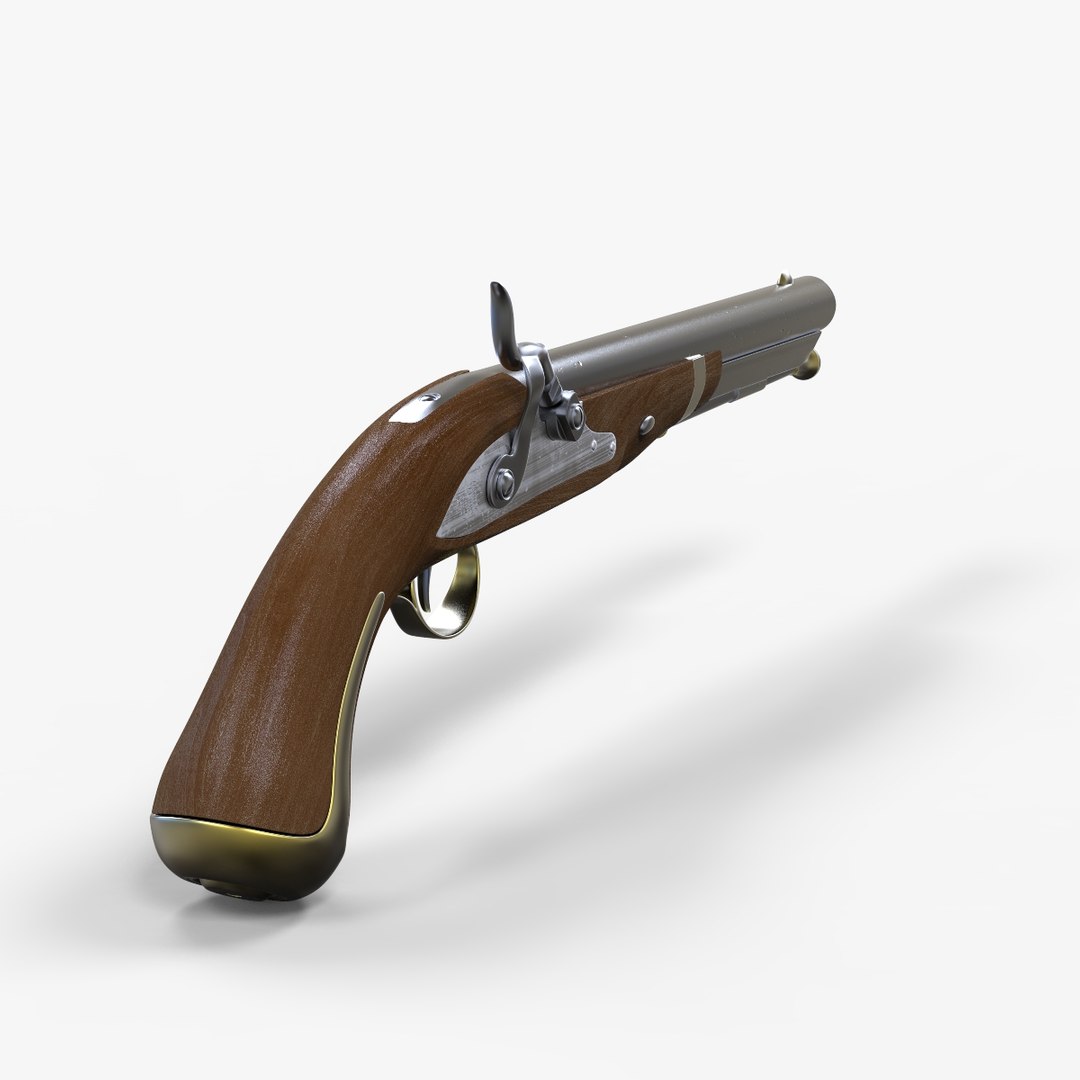 Antique Harpers Ferry Gun 3D Model - TurboSquid 1209708