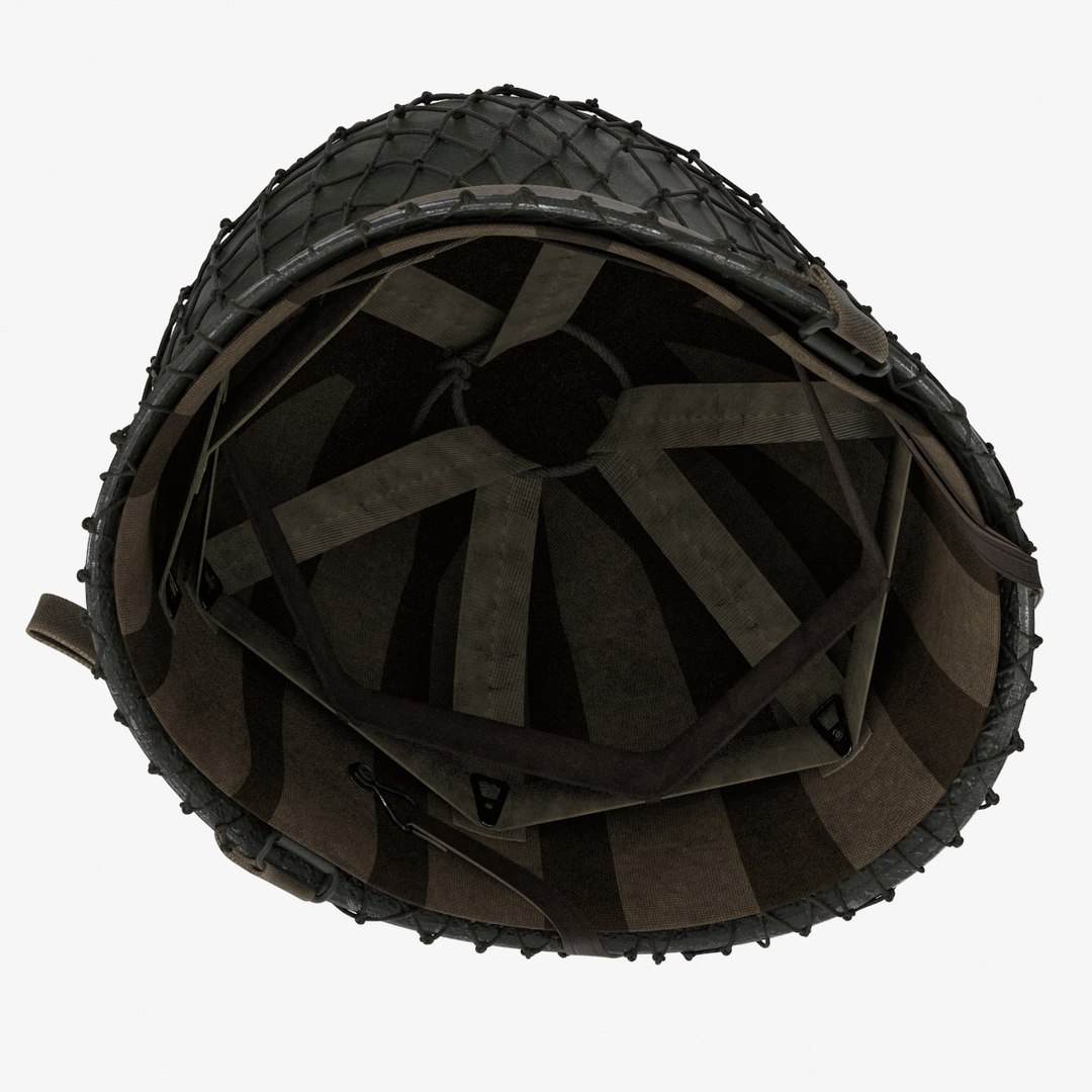 3d Model Wwii M1 Helmet