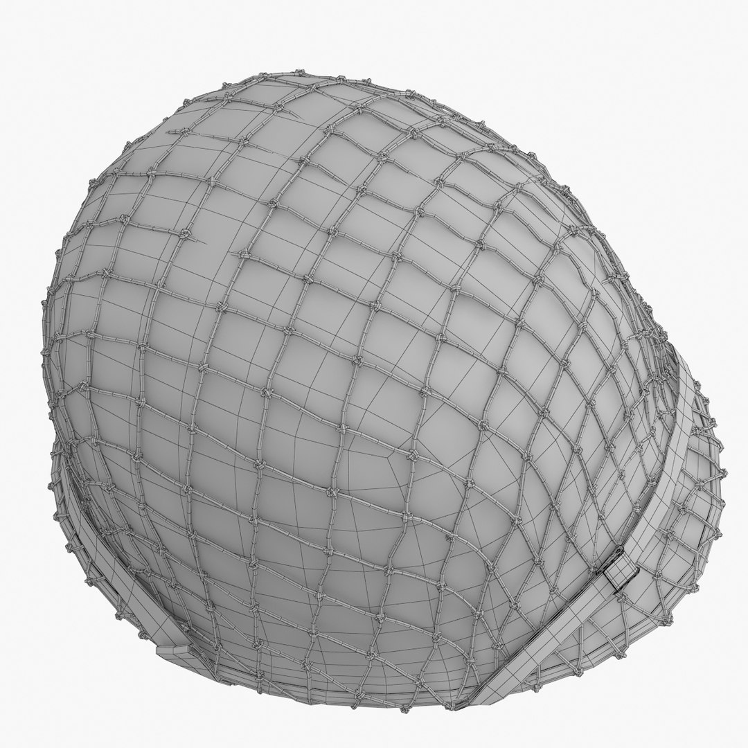 3d Model Wwii M1 Helmet