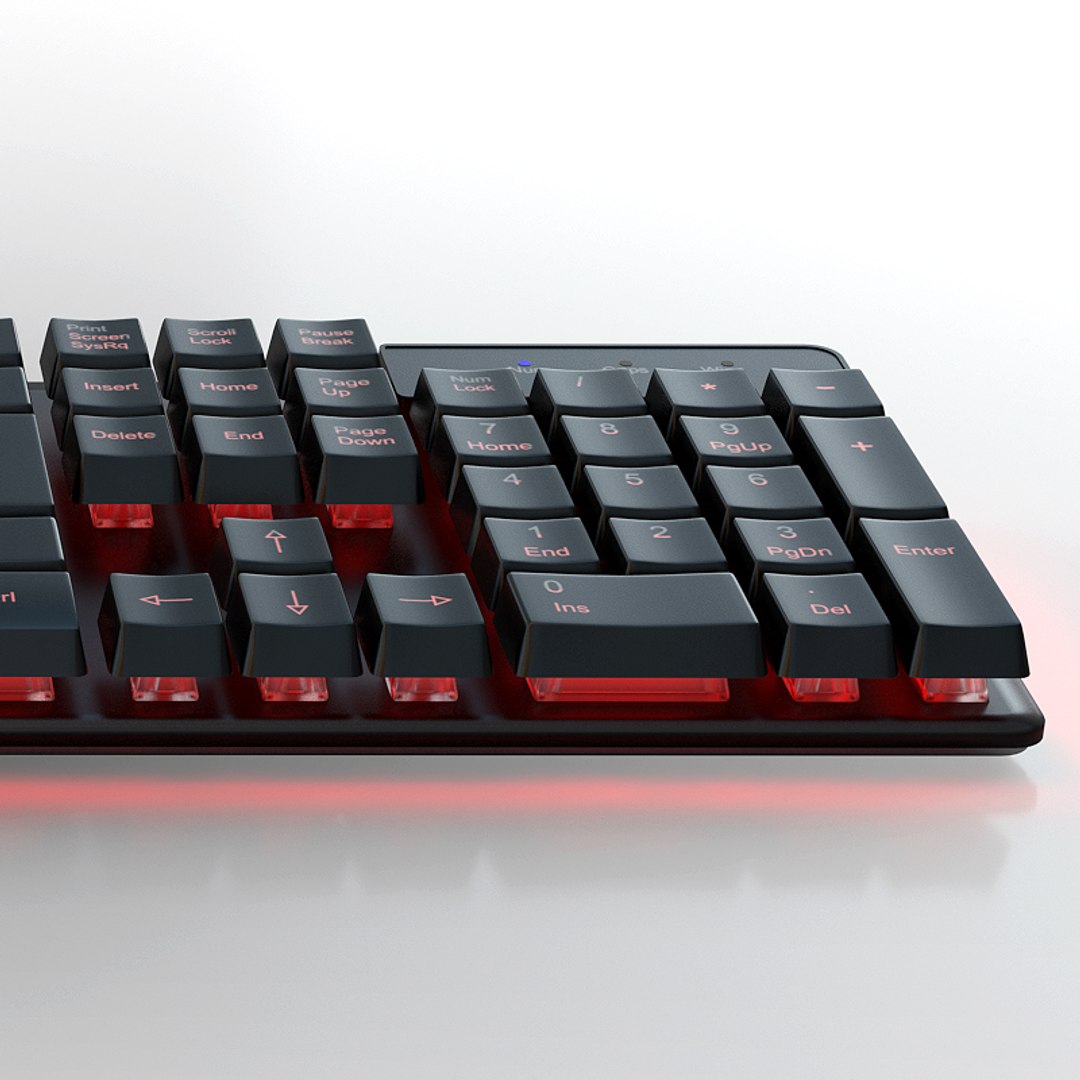 3D Keyboard - TurboSquid 1245909