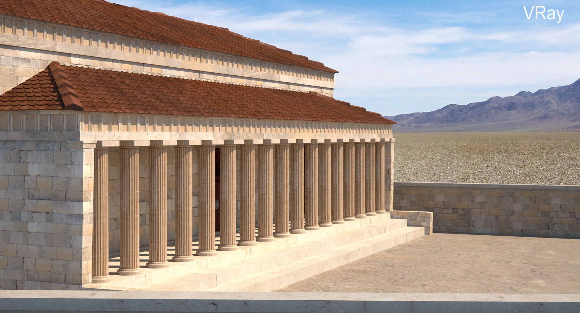 Chalkotheke Treasury Pillars 3D - TurboSquid 1273739