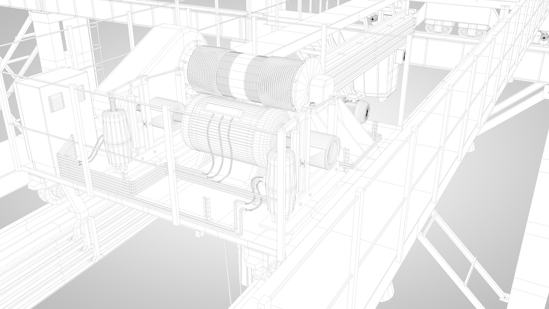 Crane Overhead Model - TurboSquid 1679408
