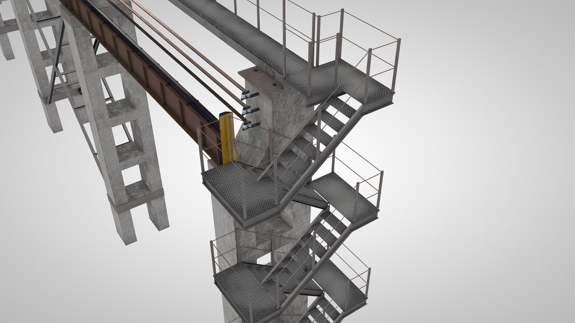 Crane Overhead Model - TurboSquid 1679408